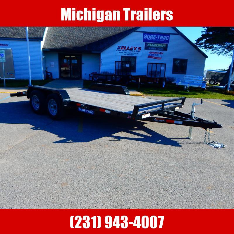 2025 Sure-Trac 7 x 18 (16+2) C-Channel Car Hauler Trailer 7K in ...