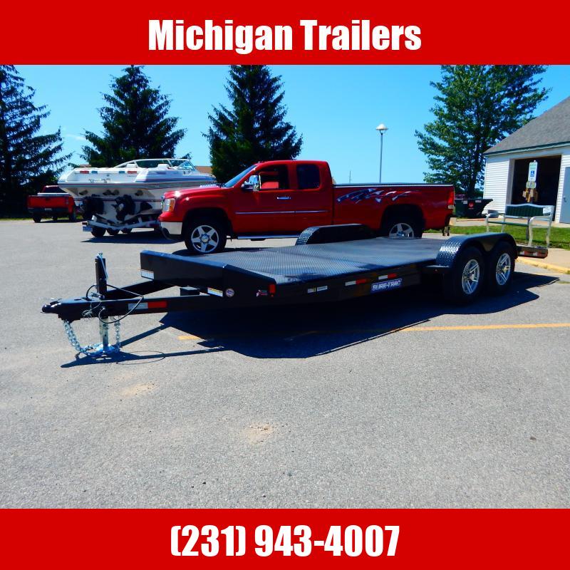 2023 Sure-Trac 7 x 22 (18+4) Steel Deck Car Hauler Trailer 10K in ...