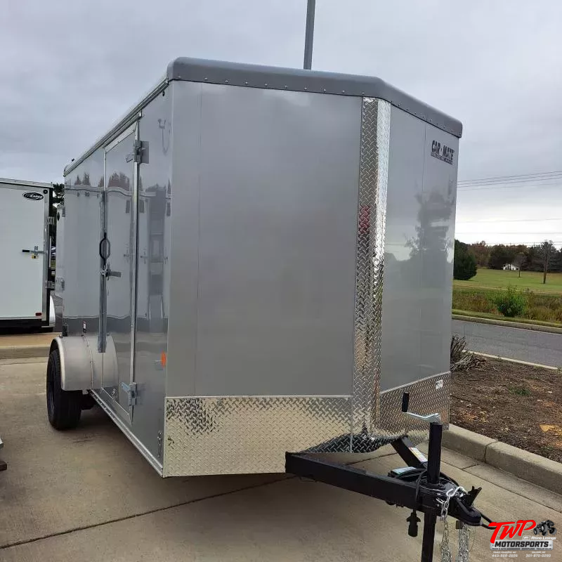 2026 Car Mate Trailers 7x12 Silver Frost Metallic V Sport Cargo ...