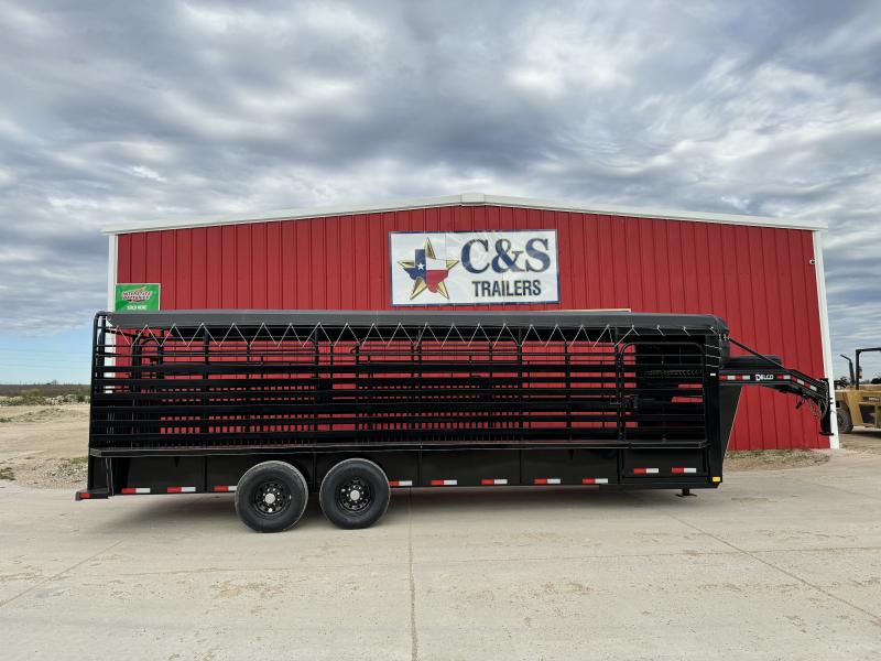 2024 Delco Trailers 6'8 x 24 Stock / Stock Combo Trailer in Jarrell, TX ...