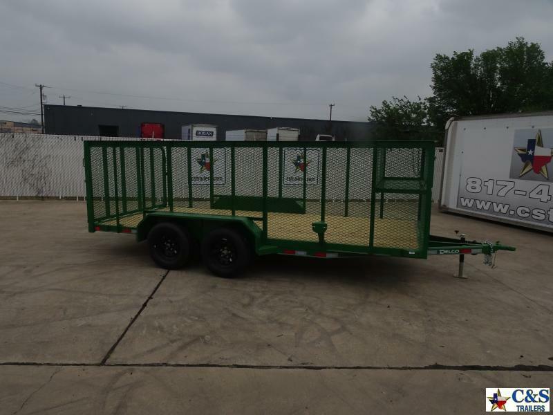 2024 Delco Trailers 77" Wide Tandem Utility (4" channel Frame) Utility ...