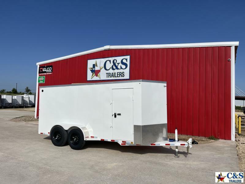 2024 Delco Trailers 7 x 16 enclosed Cargo Trailer Cargo / Enclosed ...