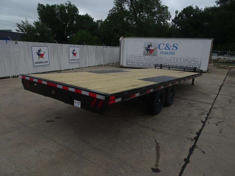 2024 Delco Trailers 102" X 24' 12K Bumper Pull Deckover (Light Duty ...