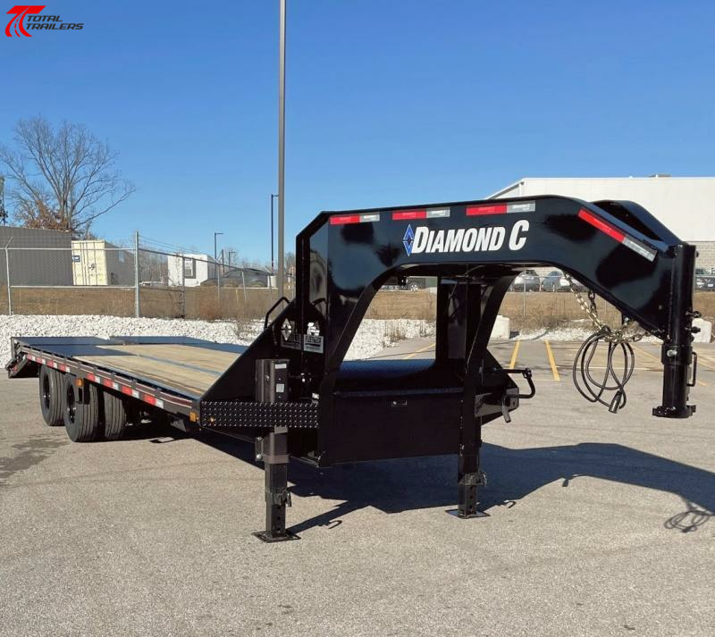 Diamond C Trailers FMAX 212 25' Gooseneck Flatbed Trailer 25,900LB ...