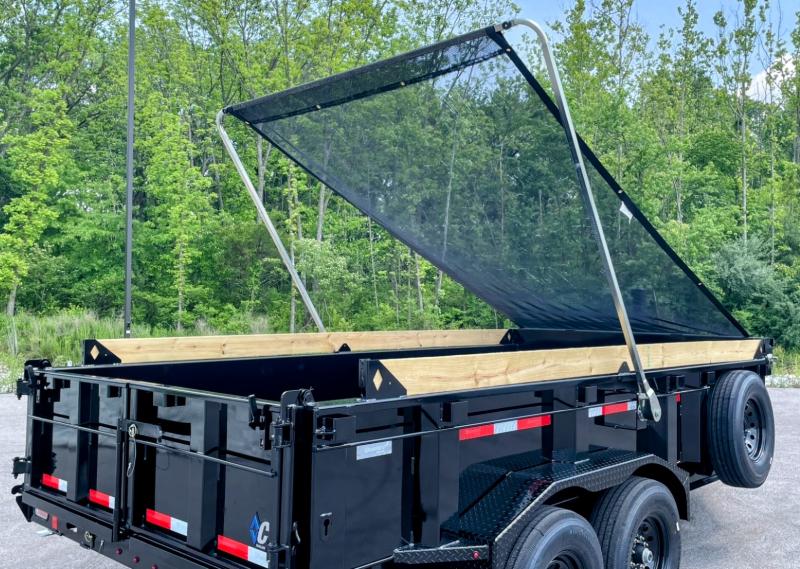 Diamond C 14' Dump Trailer 14,900LB Straight Axles, Board Brackets ...