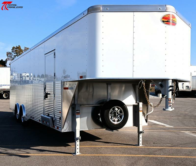 Sundowner 8.5 x 36 Aluminum Gooseneck Enclosed Cargo Trailer, Extra ...