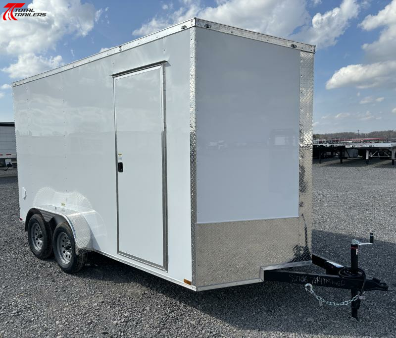 7x14 V-Nose Cargo Trailer 90" tall Cargo / Enclosed Trailer in Benton ...