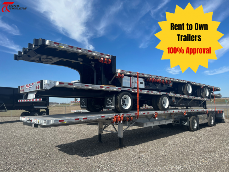 $1200/MONTH Great Dane 53' Drop Deck Semi Trailer for Sale or Rent in ...