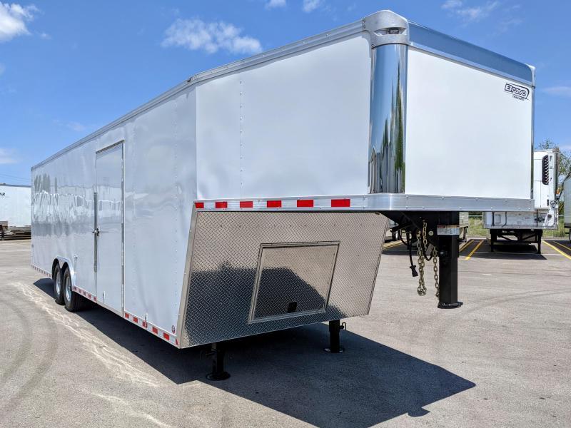 Bravo Trailers Star Gooseneck 8.5 x 36 Cargo Enclosed Trailer in O ...