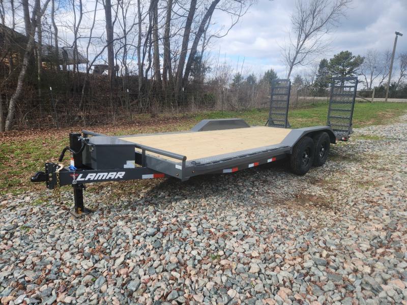2024 Lamar Trailers 102X20 14K Equipment Hauler w/ Drive-Over Fenders ...