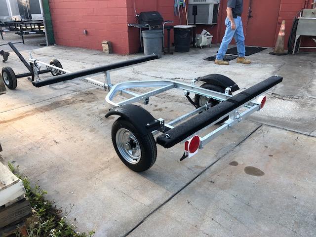 Continental Trailers EC2K12 Galvanized Canoe/Kayak Watercraft Trailer ...