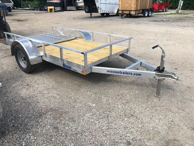 Mission 5 x 10 Aluminum Utility Trailer * NOW WITH BI-FOLD RAMP* in ...