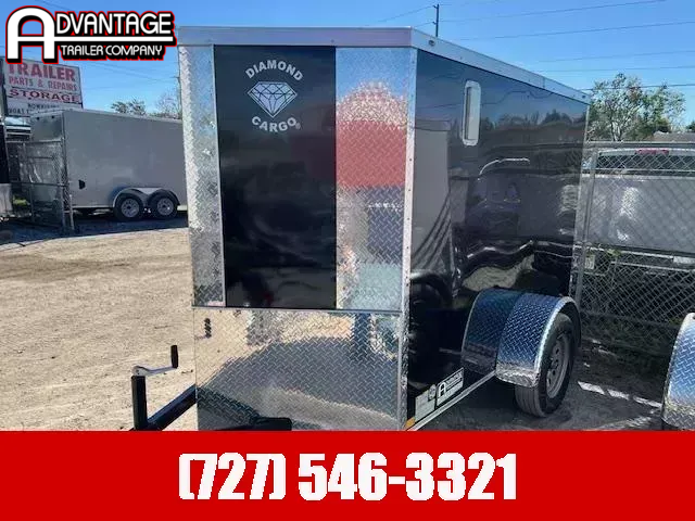 2026 Diamond Cargo 5X8SA WITH EXTRA HEIGHT, SIDE DOOR AND RAMP DOOR ...