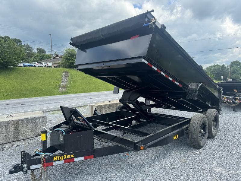 2026 Big Tex 14lx Dump Trailer 7x14 with tarp ramps &combo gate scissor ...