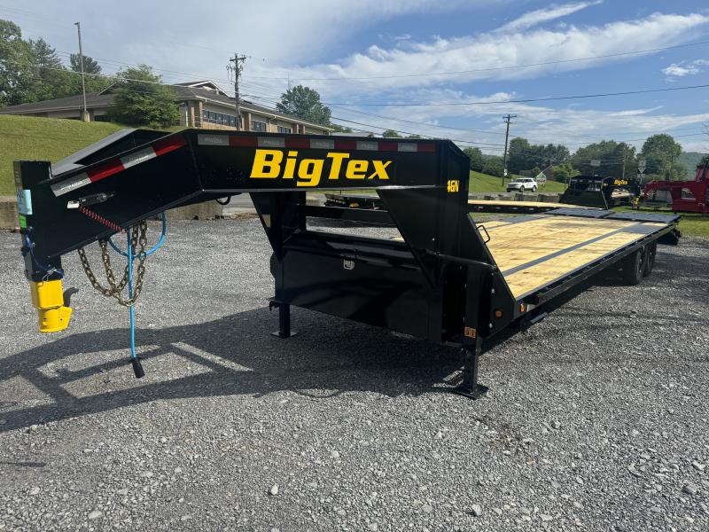 2024 Big Tex 14GN-25+5 gooseneck Flatbed Trailer 25+5 mega ramps 15.9k ...