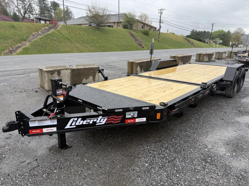 2025 Liberty LT 83”x22’ Tilt 17.5k g.v.w.r. Large tool box, FORK ...