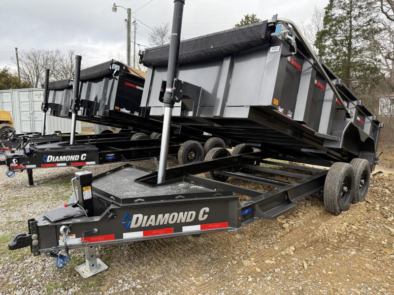 2025 Diamond C LPT207 14' x 82" Dump Trailer 32” sides, 2 speed 12k ...