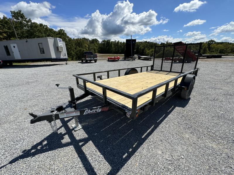 2025 Liberty LU3K 6’6”x14’ Utility Trailer spring fold flat tube gate ...