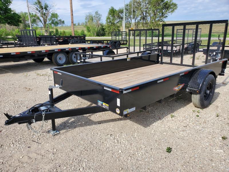 2023 H and H Trailer 76x12 Solid Side Utility Trailer 5K Brake in ...