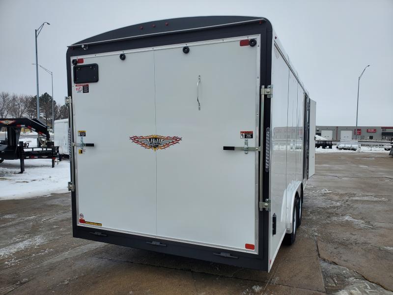 2024 H and H Trailer 8x18 HH Series Round Top V-Nose Enclosed Cargo ...
