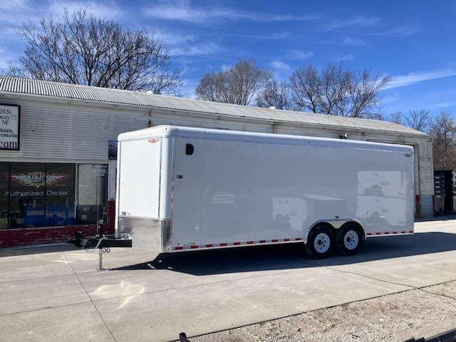 2024 H and H Trailer 8.5x22 HH Series Round Top V-Nose Enclosed Car ...