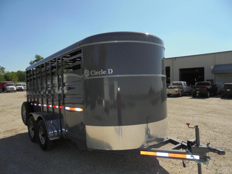 2020 Circle D 6X16 BH LIVESTOCK TRAILER in Bradshaw, NE | Trailer Trader