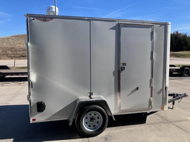 2025 H and H Trailer 6x10 HH Series Flat Top V-Nose Enclosed Cargo ...