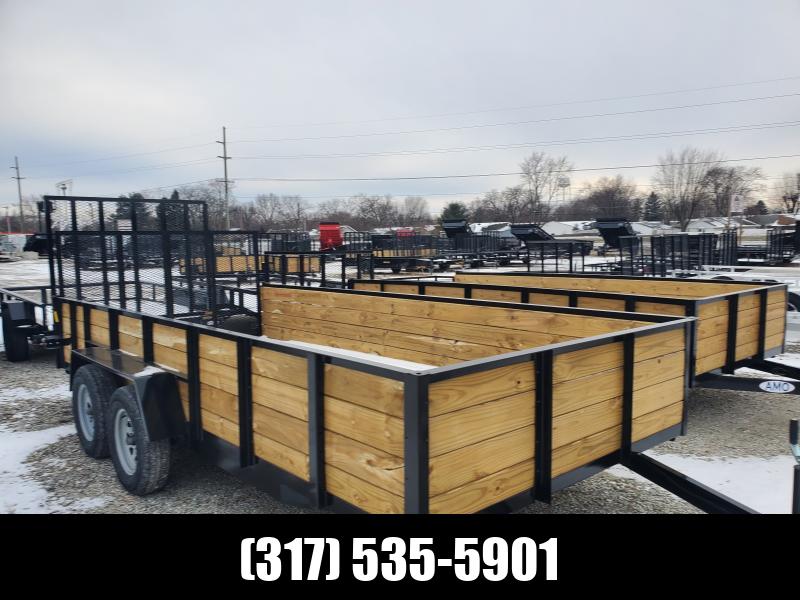 2024 American Manufacturing Operations (AMO) UT162 Utility Trailer ...