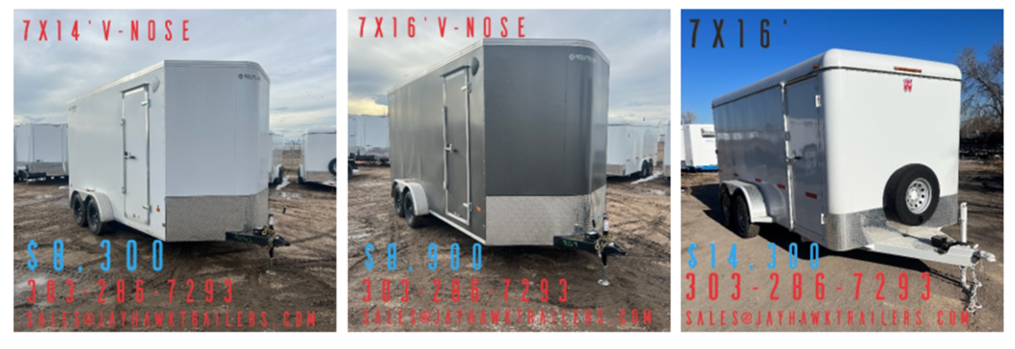 Enclosed Trailers | Jayhawk Trailers in Denver CO | Dump Trailers ...