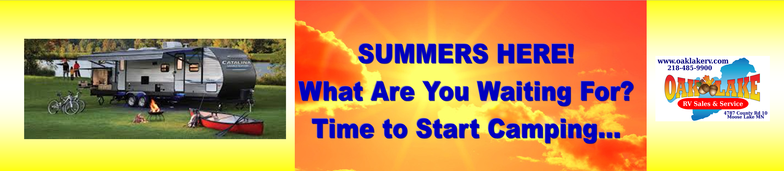 Home | Oak Lake RV Sales and Service in Moose Lake | Shop RV's, Cars ...