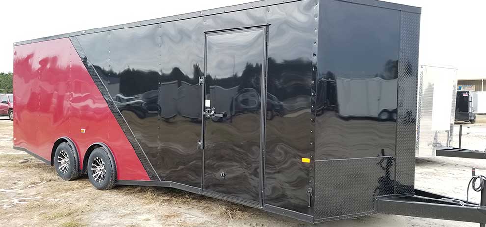 Enclosed Trailers for Sale | Car Haulers & Motorcycle Cargo Trailers