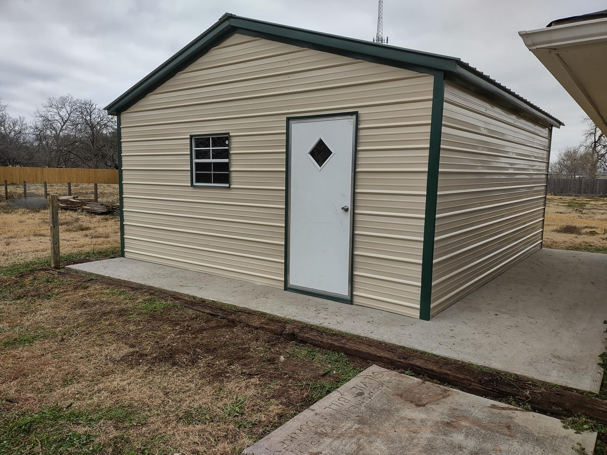 Concrete Guide Tex Shed BEASELY, TX (979) 387-2760