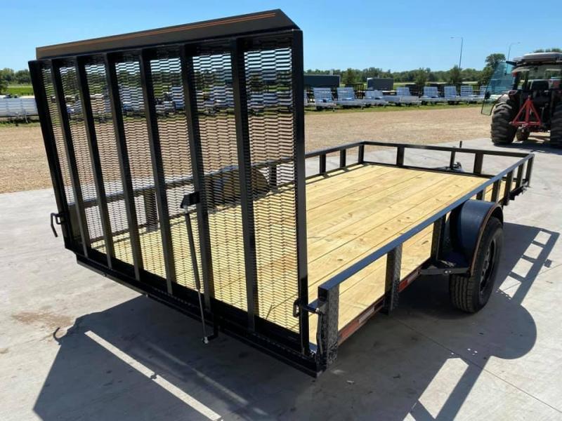 2022 Chase Trailers 7' x 14' Open Utility Trailer w/ 4' Assisted Gate ...