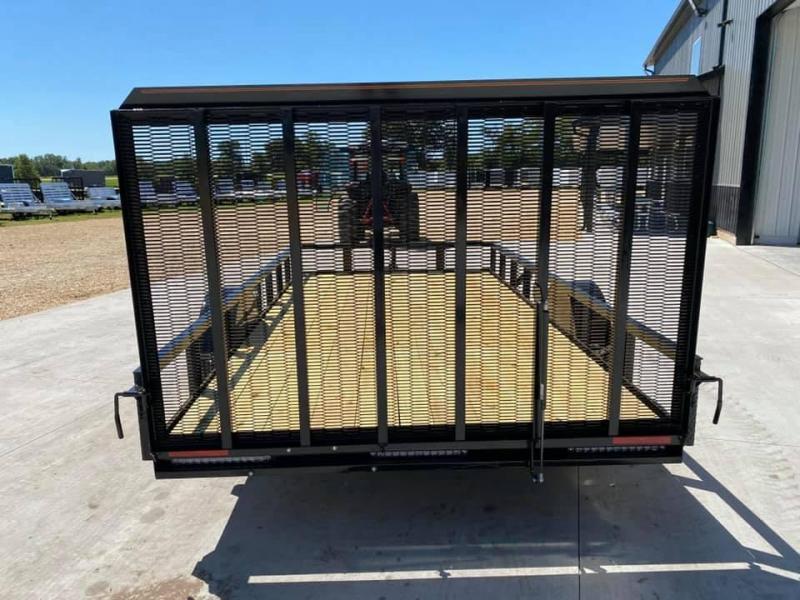 2022 Chase Trailers 7' x 14' Open Utility Trailer w/ 4' Assisted Gate ...