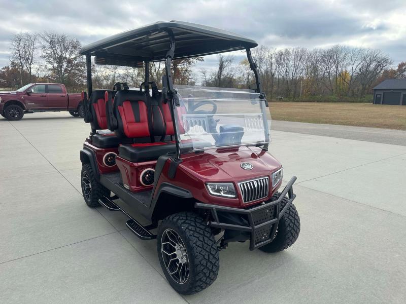 2025 Evolution D5 MAVERICK 4 PLUS LITHIUM 48V Golf Cart FORWARD FACING ...