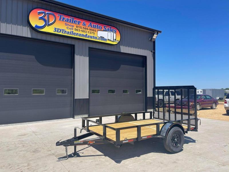 2021 Chase Trailers 6.5' x 10' Open Utility Trailer w/ 4' Assisted Gate ...
