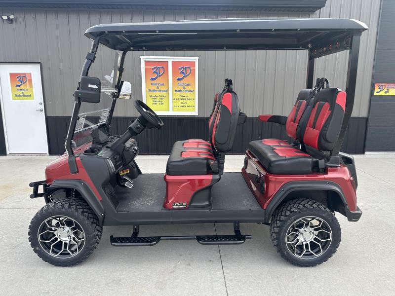 2024 Evolution D5 MAVERICK 4 LITHIUM 48V Golf Cart FORWARD FACING 4 ...