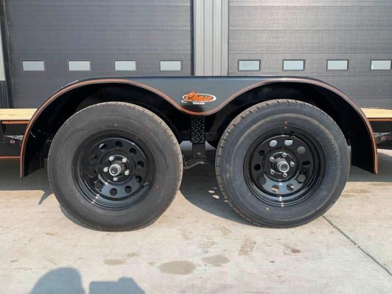 2021 Chase Trailers 20' 7K Loaded Flatbed Car Trailer