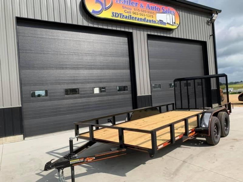 2022 Chase Trailers 7' x 14' Open Utility Trailer w/ 4' Assisted Gate ...