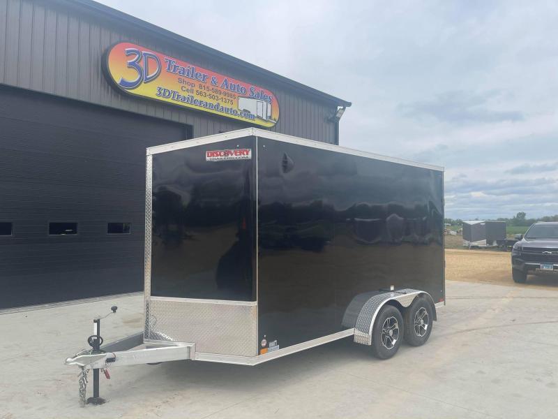 2022 Discovery 7' x 14' x 7' Aluminum UTV PKG Enclosed Trailer w/ Ramp ...
