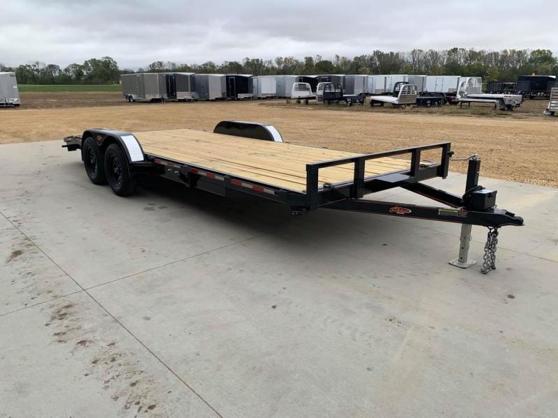 2022 Chase Trailers 20' 7K Loaded Flatbed Car Trailer | 3d Trailer ...
