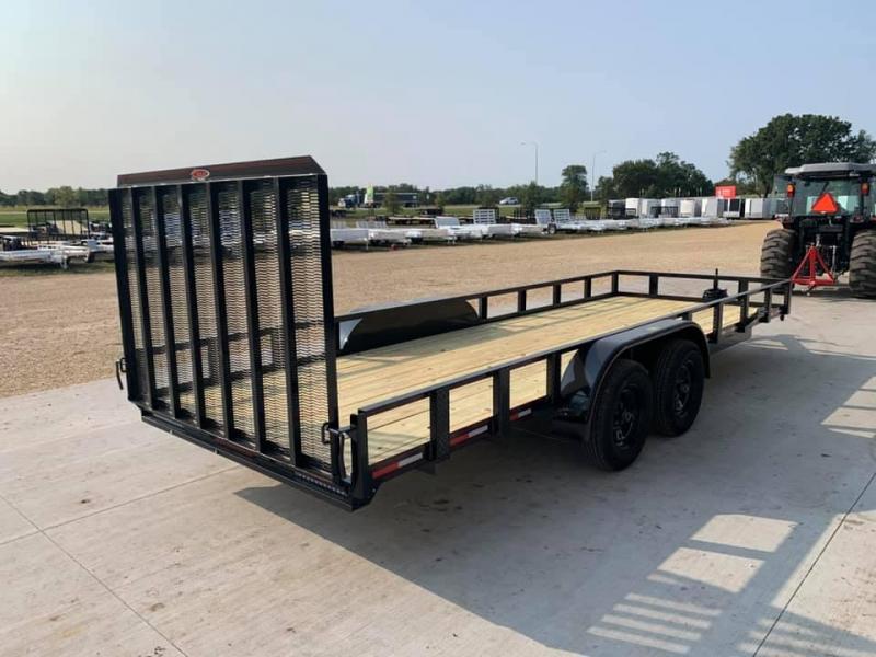 2021 Chase Trailers 6.5 x 20' w/ 4' Gate Open Utility Trailer in Fulton ...