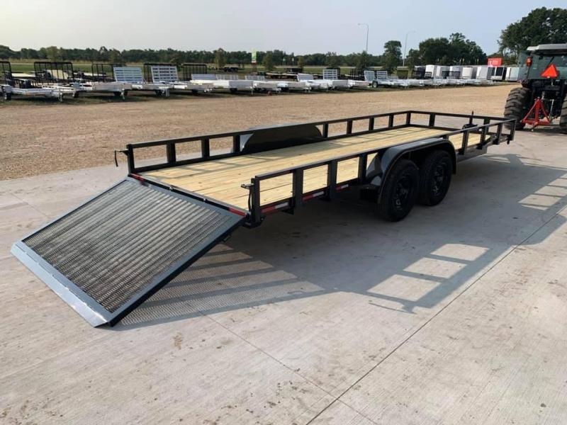 2021 Chase Trailers 6.5 x 20' w/ 4' Gate Open Utility Trailer in Fulton ...