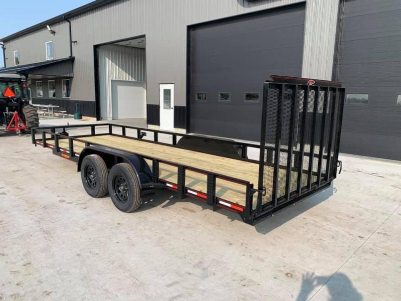 2021 Chase Trailers 6.5 x 20' w/ 4' Gate Open Utility Trailer in Fulton ...