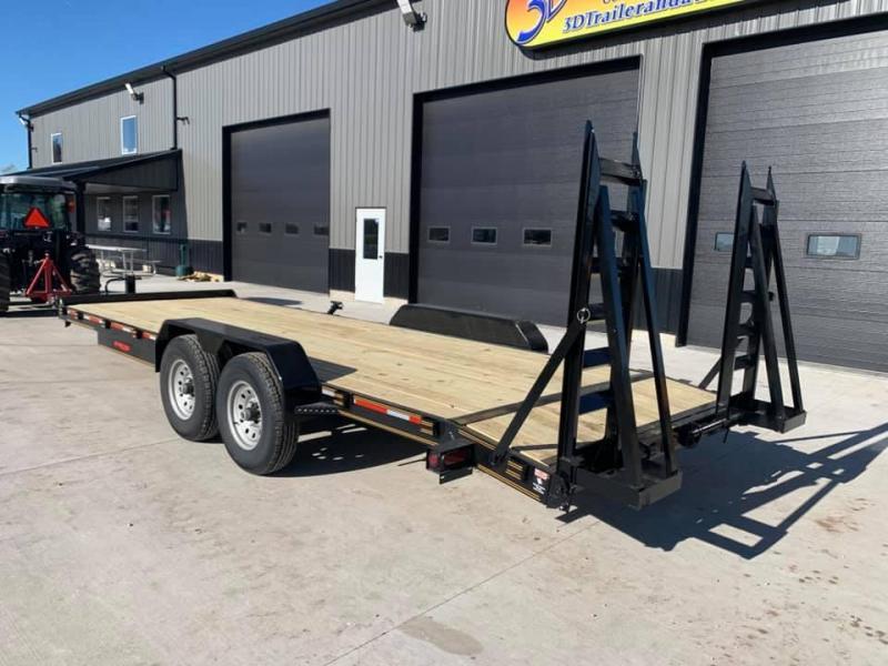 2022 Heartland 22' 14K Heavy Duty Equipment Trailer w/ Stand Up Ramps ...