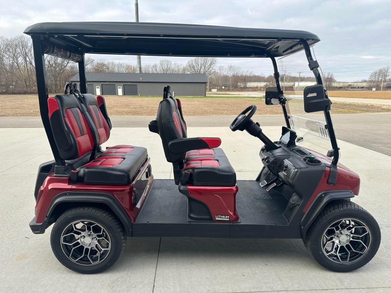 2024 Evolution D5 RANGER 4 LITHIUM 48V Golf Cart FORWARD FACING 4 ...