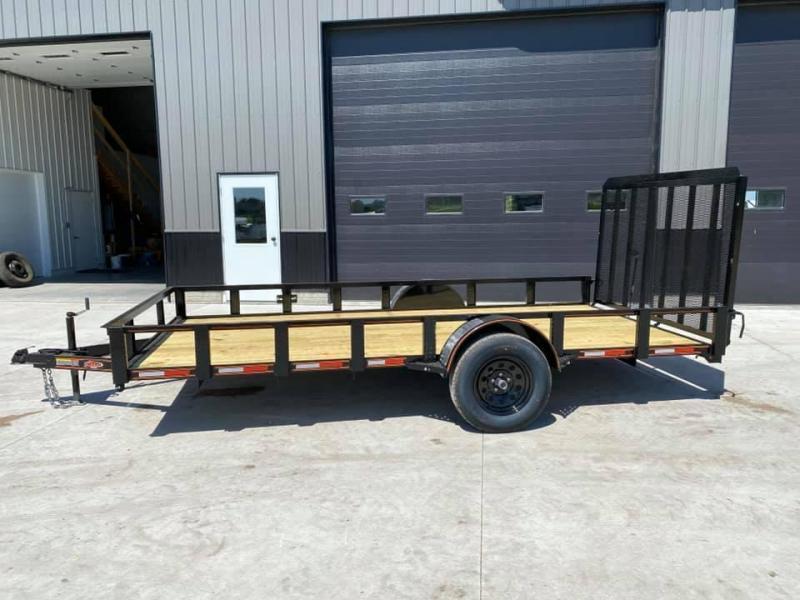 2022 Chase Trailers 7' x 14' Open Utility Trailer w/ 4' Assisted Gate ...