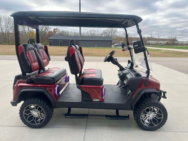 2025 Evolution D5 MAVERICK 4 PLUS LITHIUM 48V Golf Cart FORWARD FACING ...