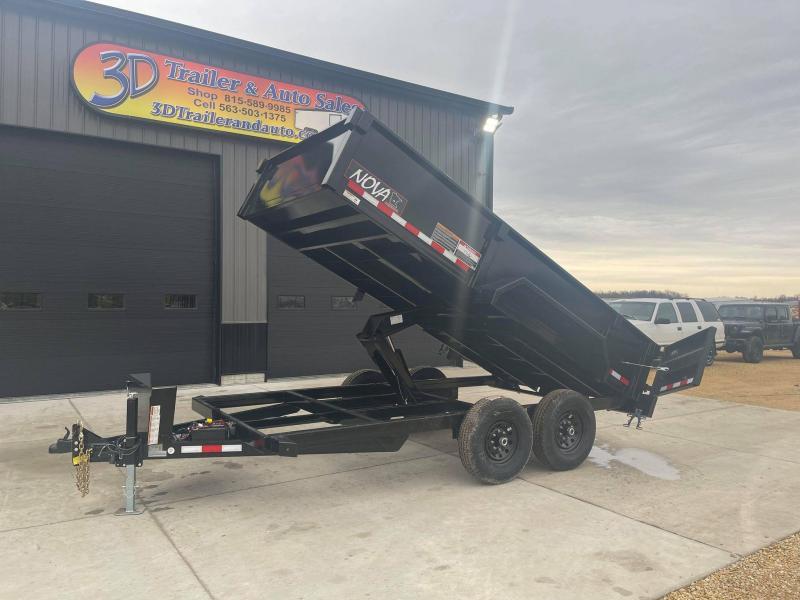 2022 82" X 14' 15400LB GVWR NOVA DUMP BED TRAILER in Fulton, IL ...