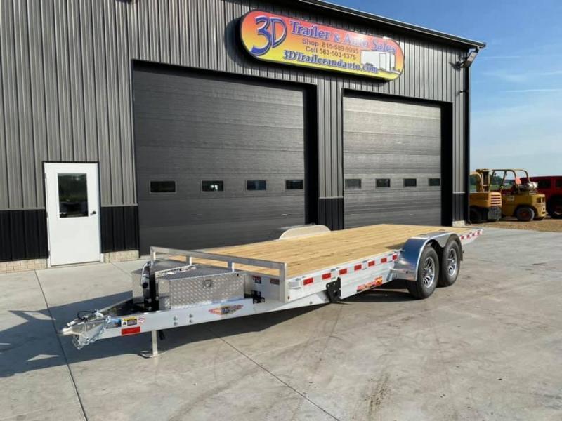 2021 H & H 82" X 20' Aluminum 10k Speedloader EXA Power Tiltbed Car ...